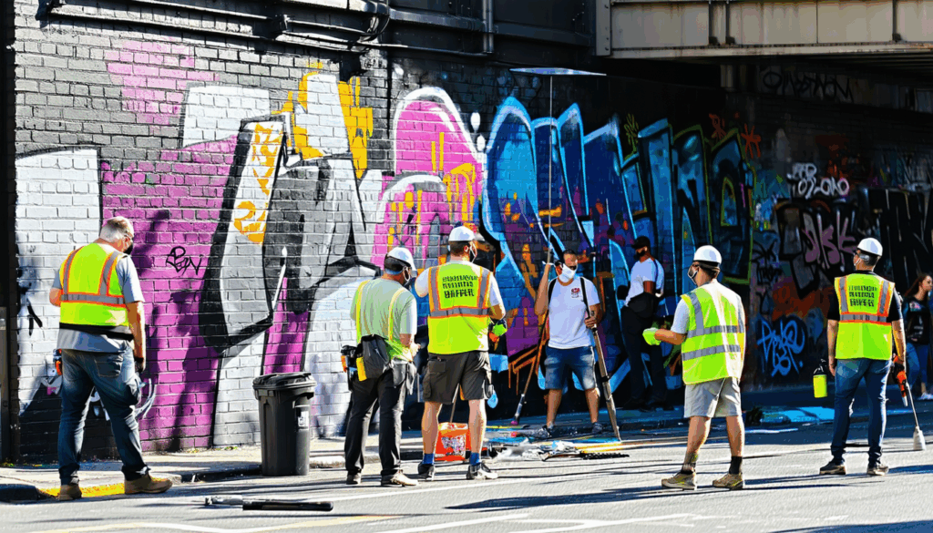 Comment installer un système anti-graffiti permanent sur les murs de ...